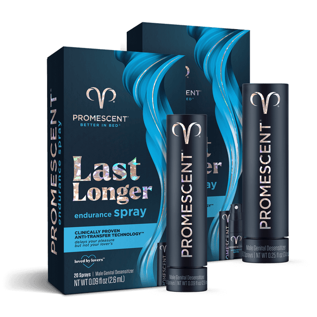 Promescent® Endurance Duo - Delay Spray and Delay Wipes to Last Longer