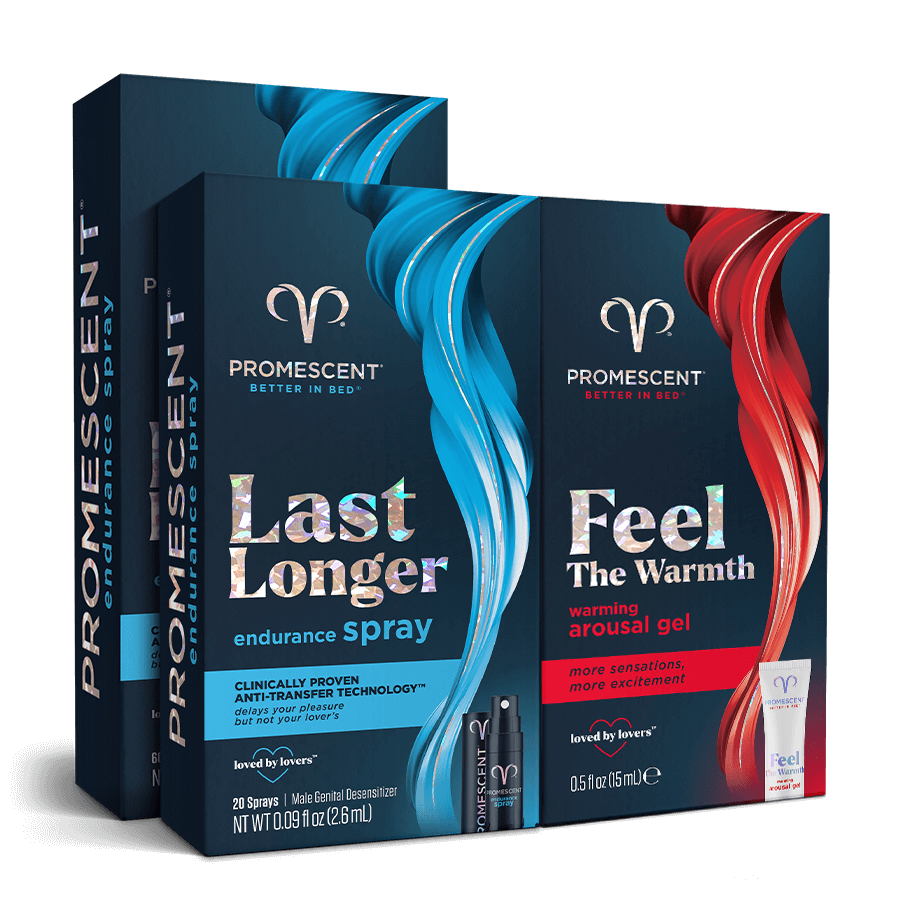 Promescent® Pleasure Pack | Delay Spray & Arousal Gel | Get 10% Off